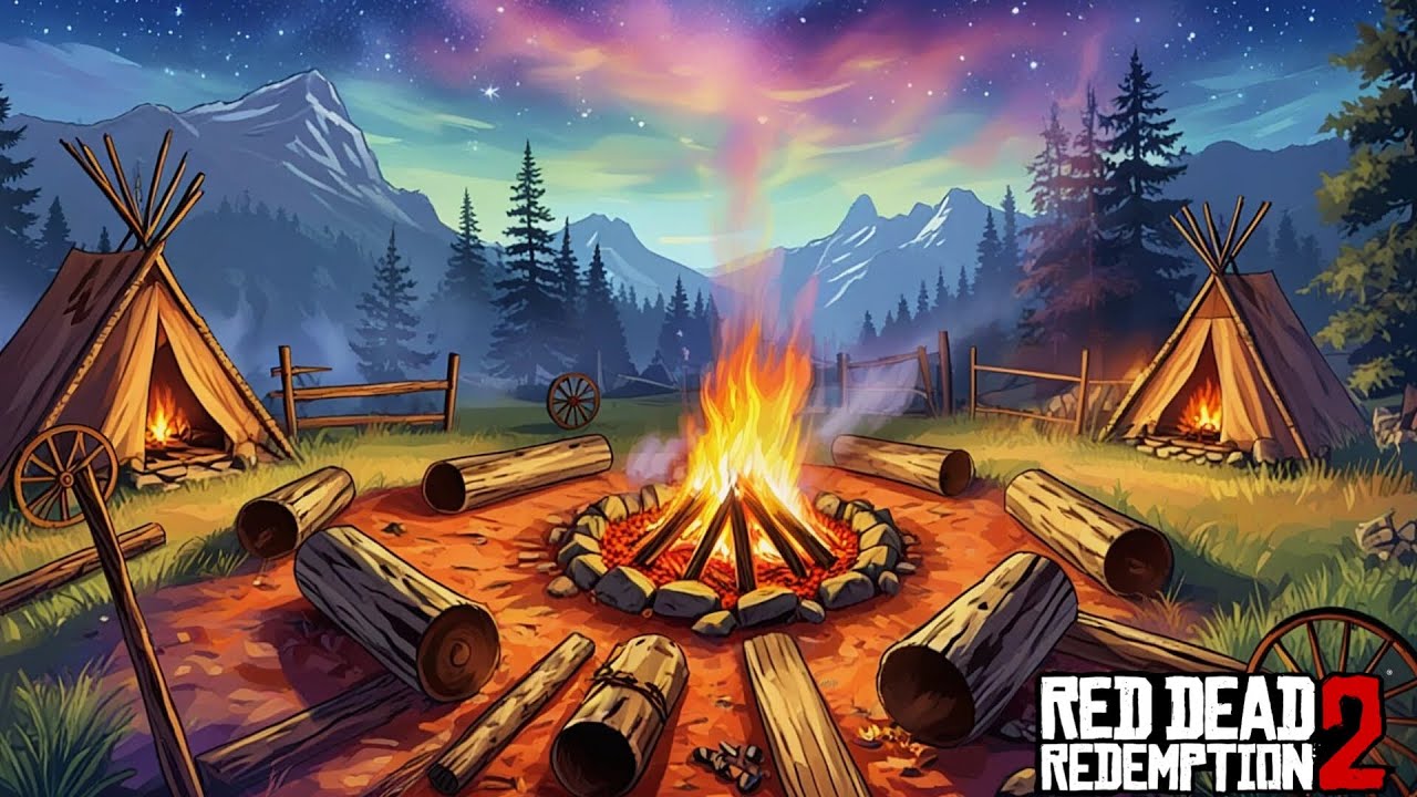 "چطور Main Campfire رو تو RDR2 بسازیم؟🔥 راز بقا در کمپ!" - YouTube
