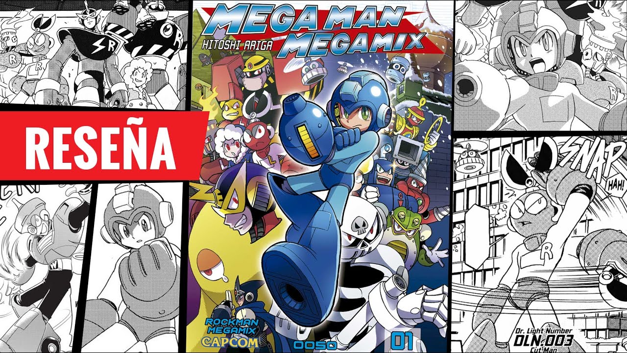 Reseña: Mega Man Megamix - El héroe de Capcom llega al manga - YouTube