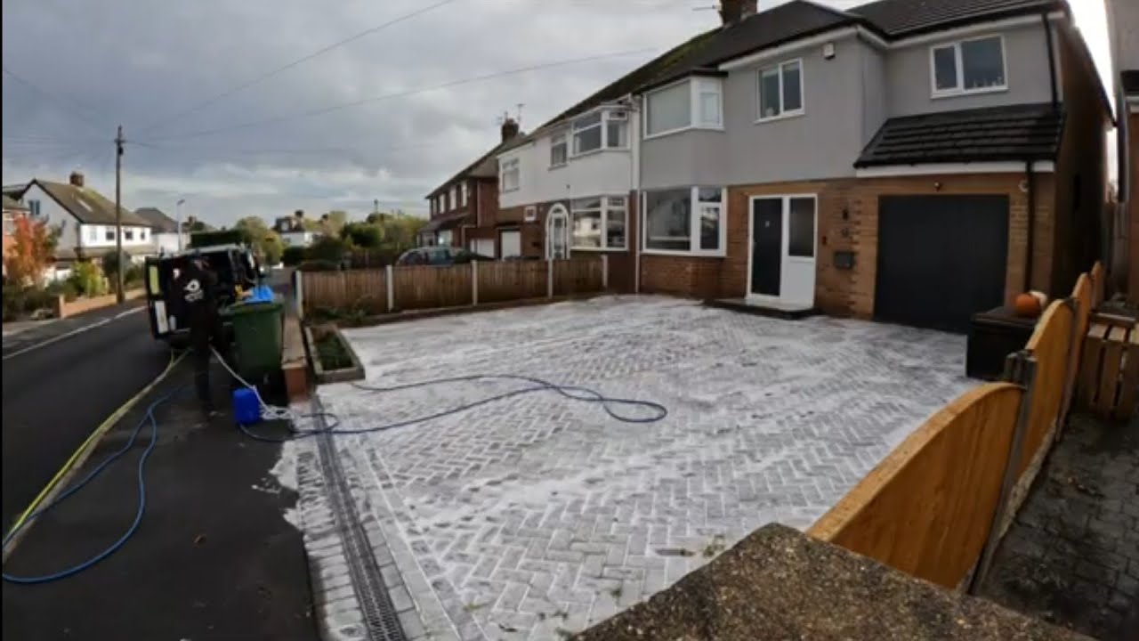 BLOCK PAVING DRIVEWAY CLEANING - ECOWASH EXTERIOR CLEANING - WIRRAL ...