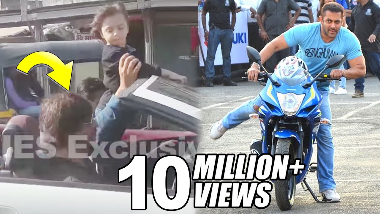 Salman Khan, John Abraham & Shahrukh Khan Riding Bike & Car On Mumbai ...