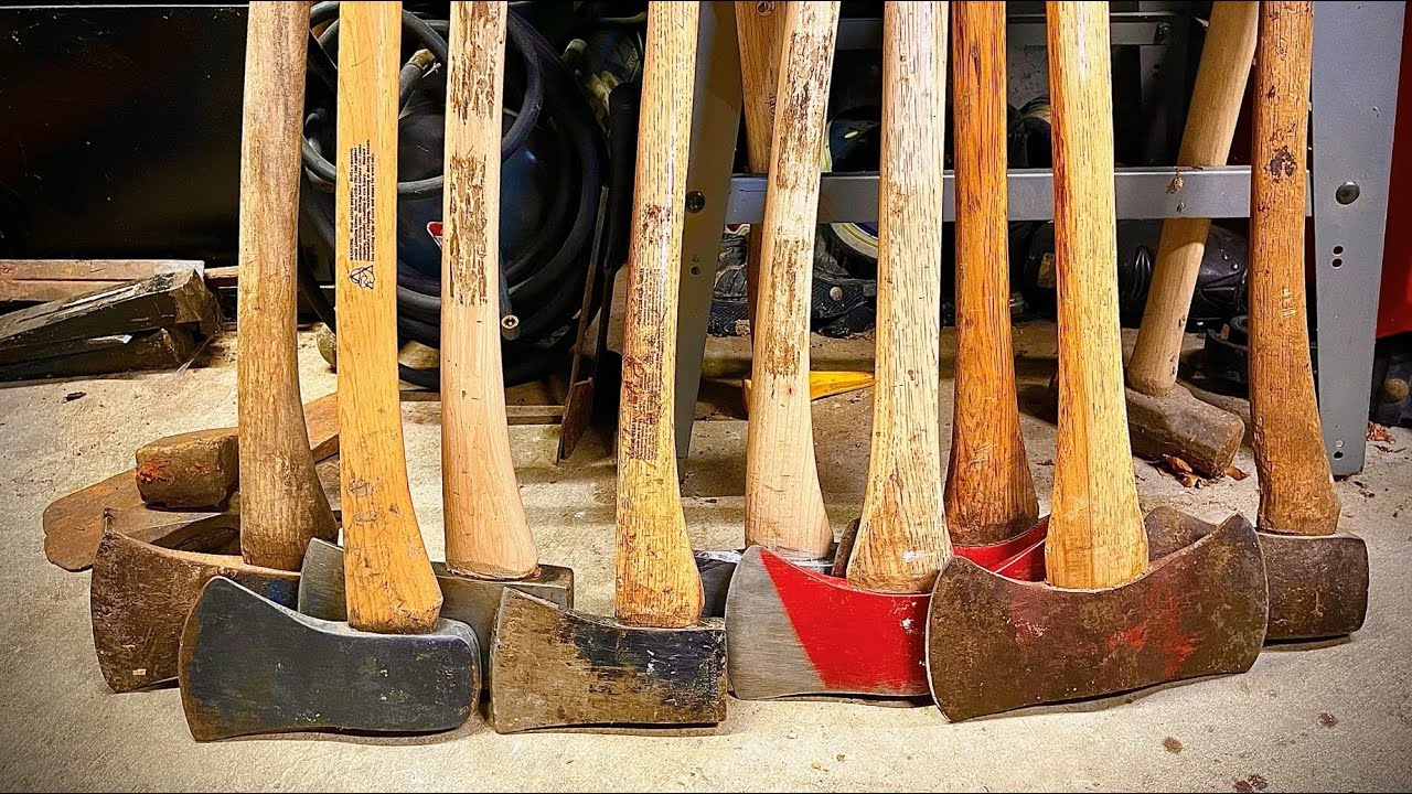 How To Secure And Sharpen An Axe - Quick And Easy - Step By Step - YouTube