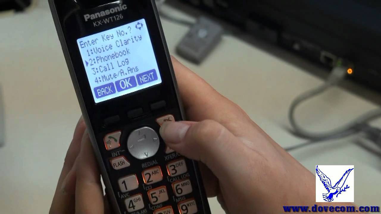 Panasonic Cordless How To Use KX WT126 KX WT125 YouTube