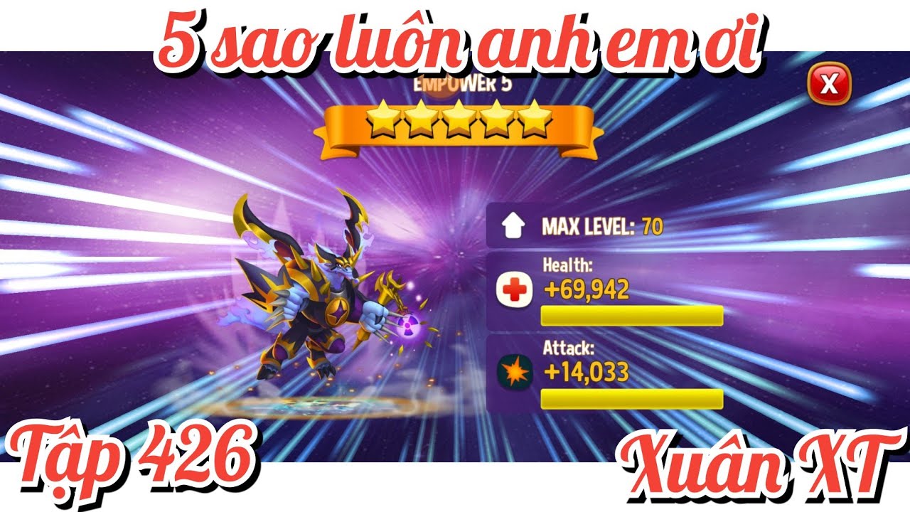 Dragon city tập 426: Review High Devastation Dragon 5 sao vàng max lvl ...