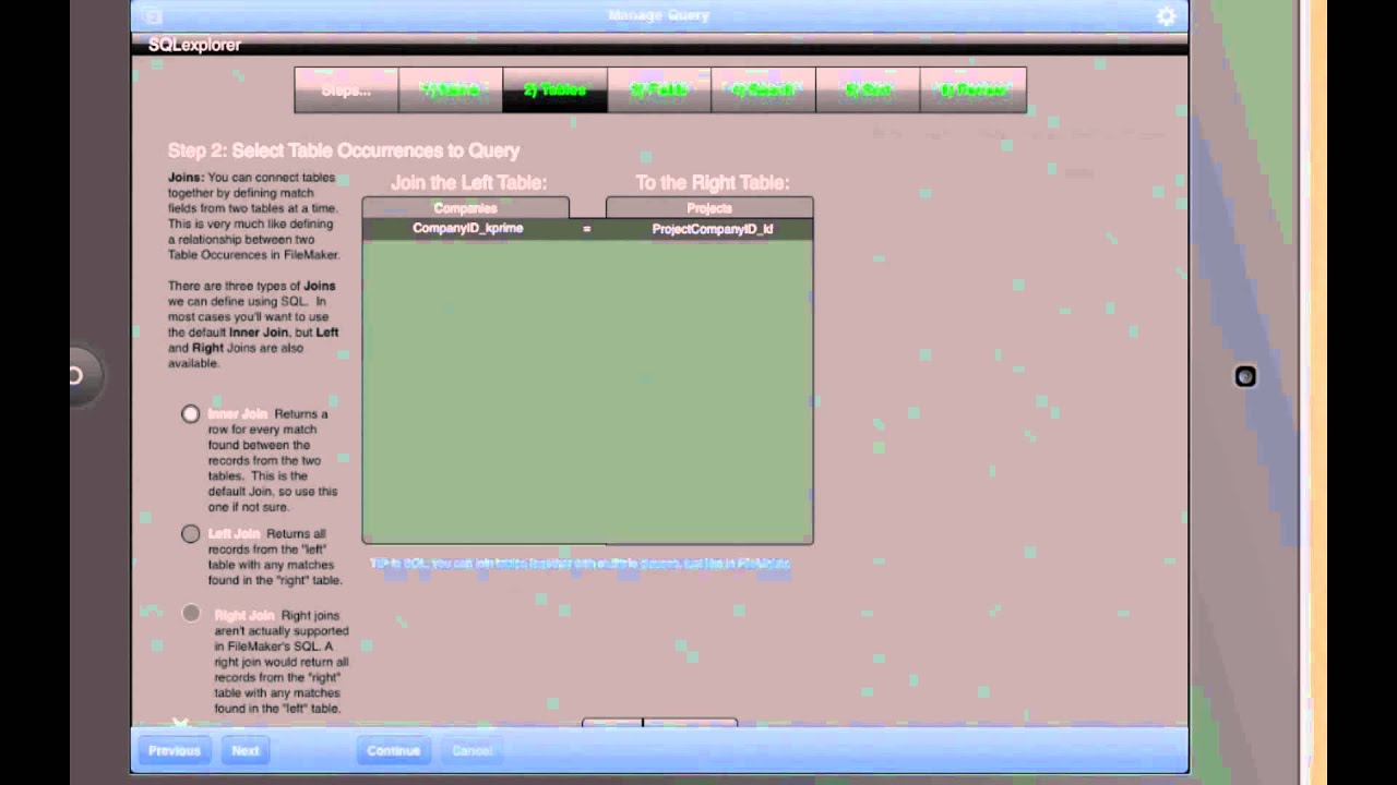 SQLexplorer for FileMaker: SQL in FileMaker Go - YouTube