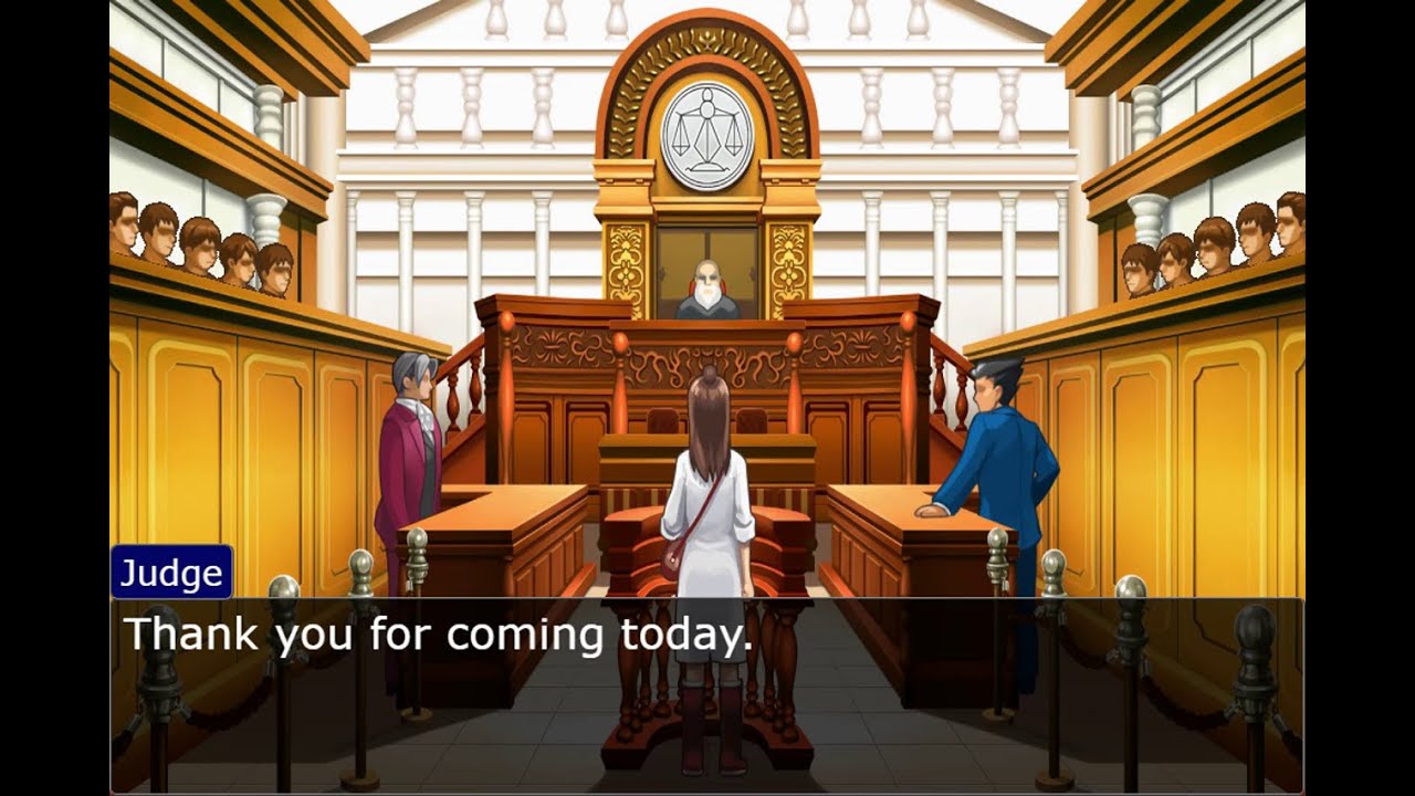 my group homework about 12 angry men but it's in ace attorney ...