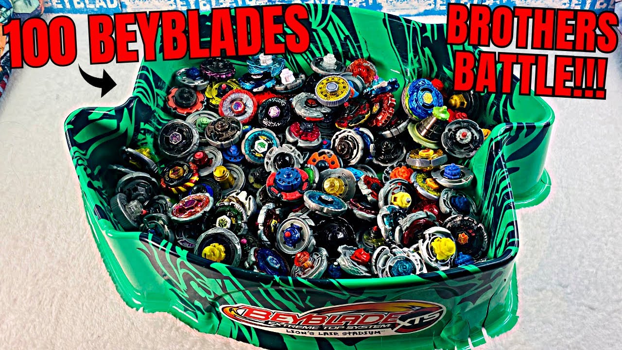 BROTHER vs BROTHER 100 Beyblade Marathon Battle (MUST WATCH!!!) - YouTube