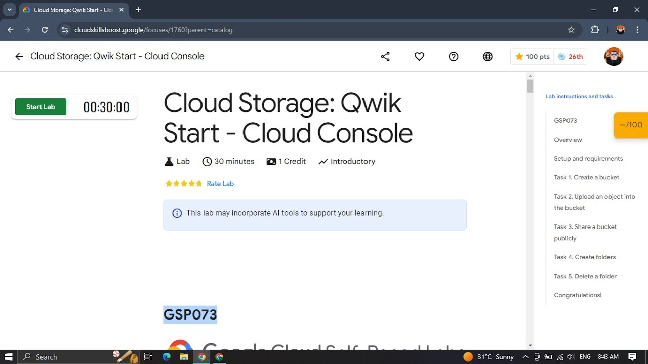 Cloud Storage: Qwik Start - Cloud Console #GSP073 || 🐶 #GCP_labsolution #detail_explaination ...