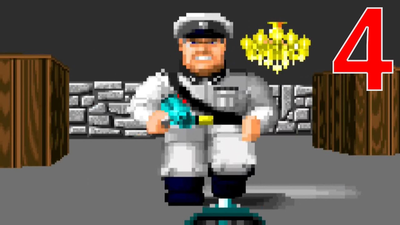 Wolfenstein 3D - Episode 4 - A Dark Secret - YouTube