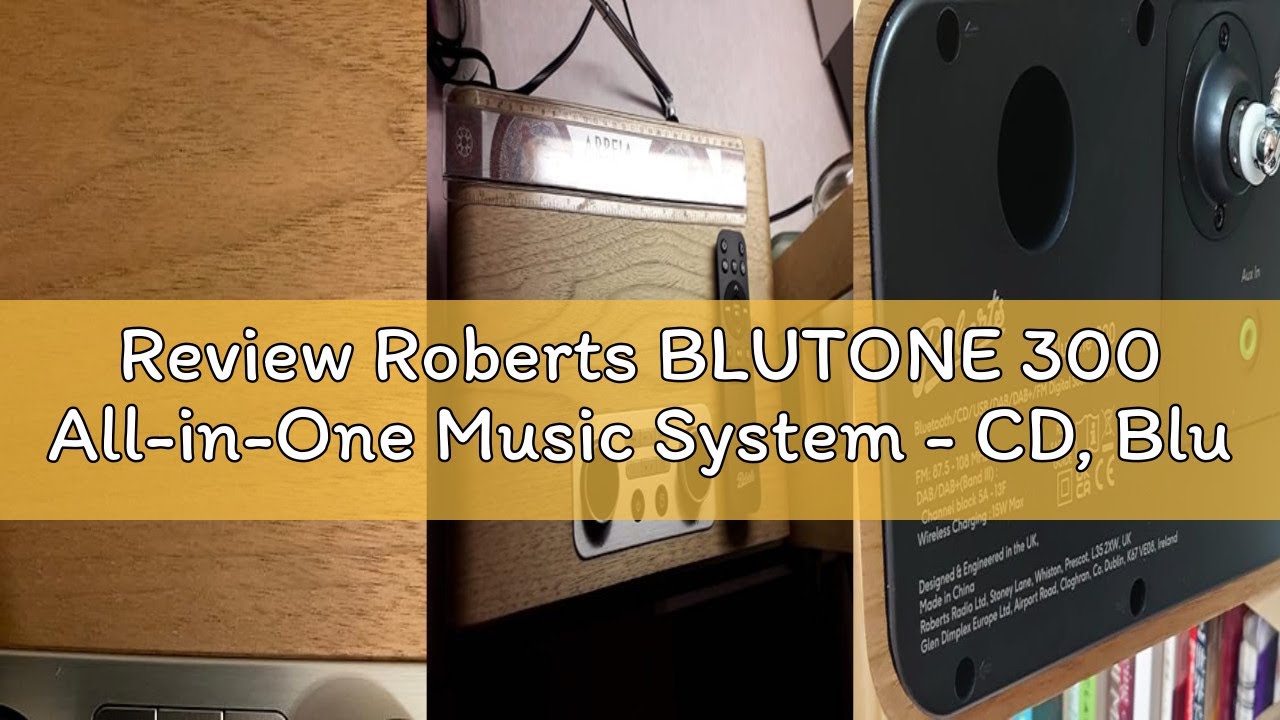Review Roberts BLUTONE 300 All-in-One Music System - CD, Bluetooth, USB ...