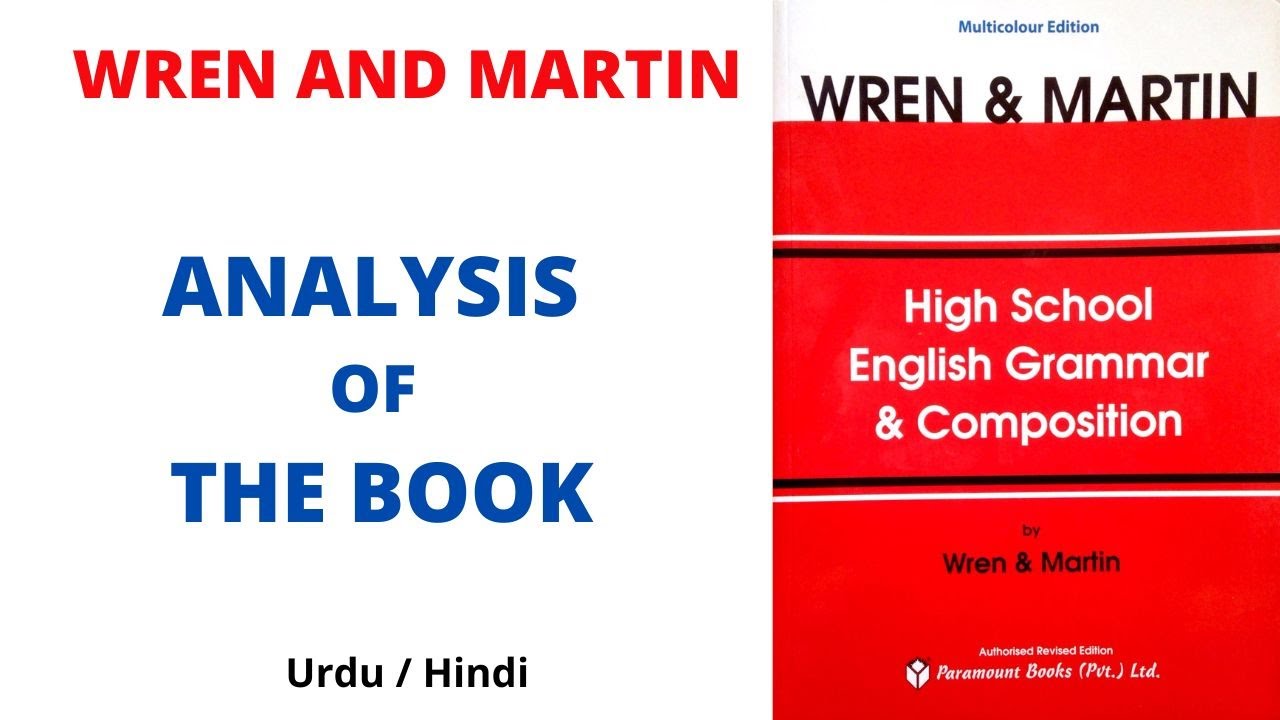 Analysis of Wren and Martin HSG Book - YouTube