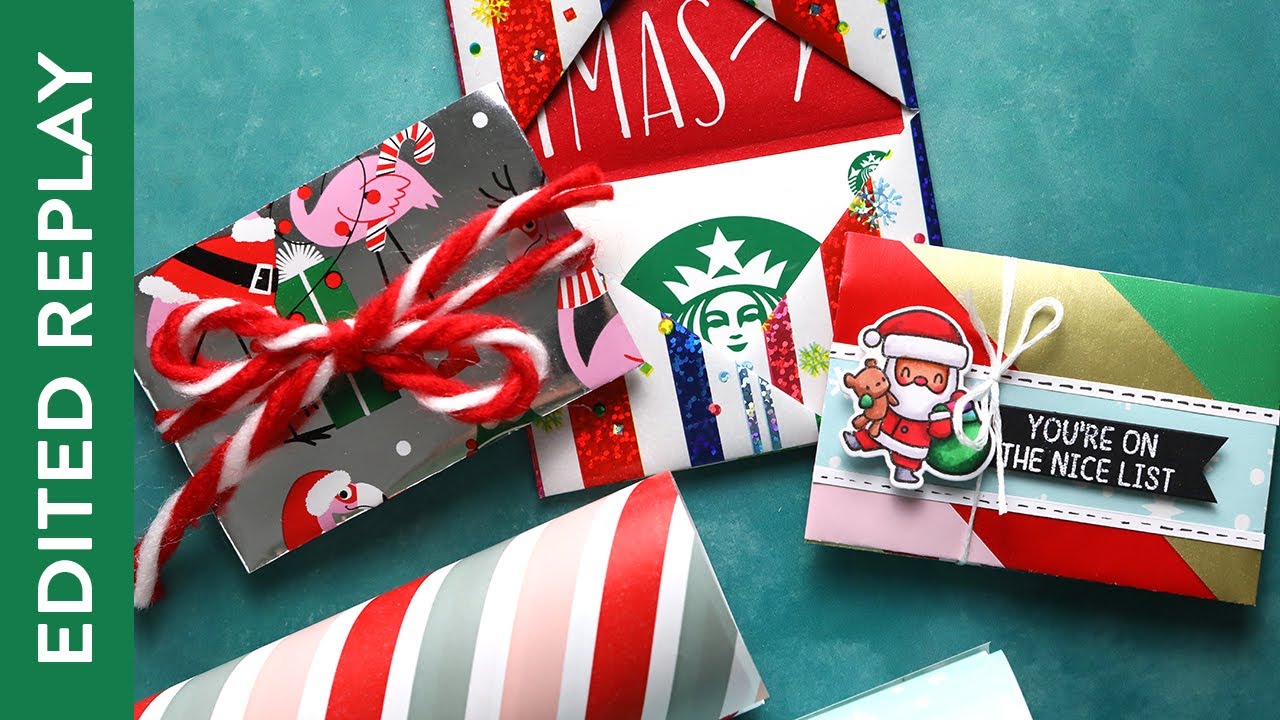🔴 EDITED REPLAY - Holiday Card Series 2022 Day 22 - Wrapping Paper Gift ...