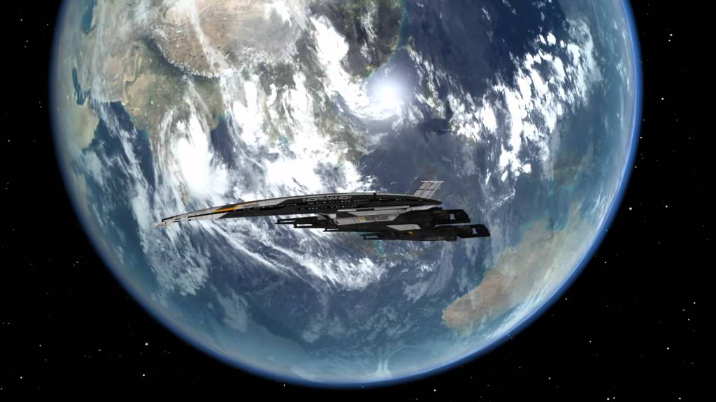 Normandy Sr2 Mass Effect 2 3d Animation Youtube 0536