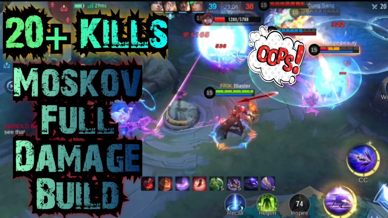 20 + Kills Moskov Insane Damage Build & Solo Carry In Mythic Ranked ...