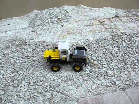 Lego RÁBA-Steiger 4WD tesztelése terepen - YouTube