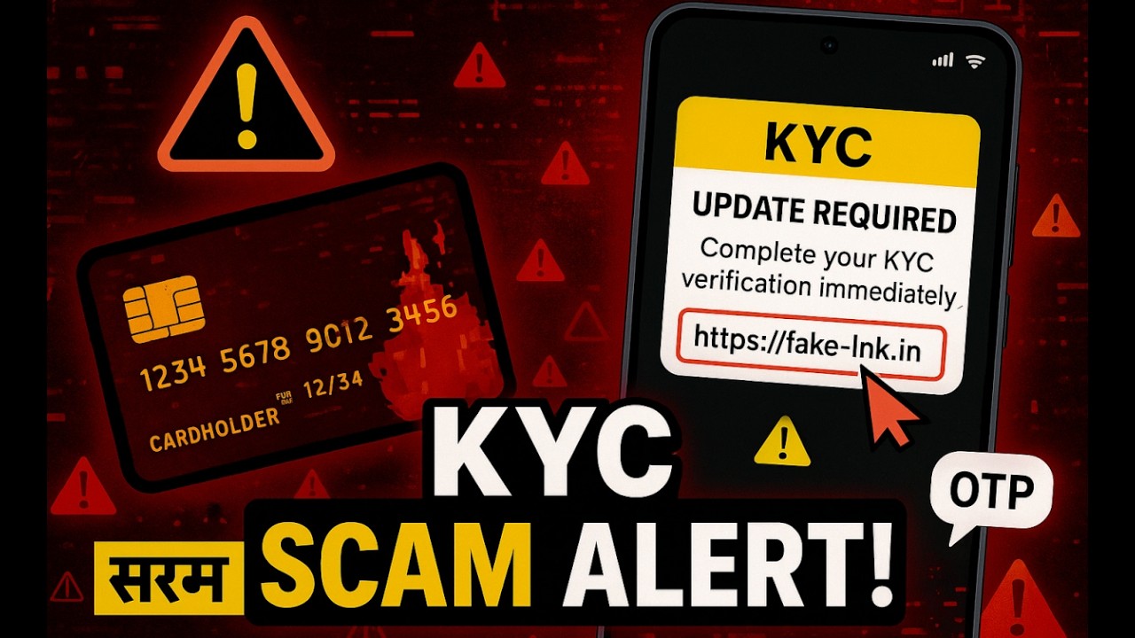 KYC Verification Scam Ka Naya Tareeka! Credit Card Users Alert! -The ...
