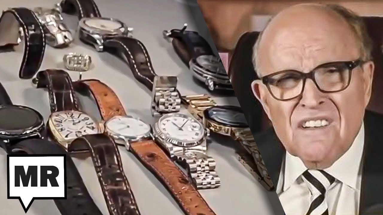 Giuliani Lawyer CRIES As Rudy's Luxury Watches Are Seized - YouTube