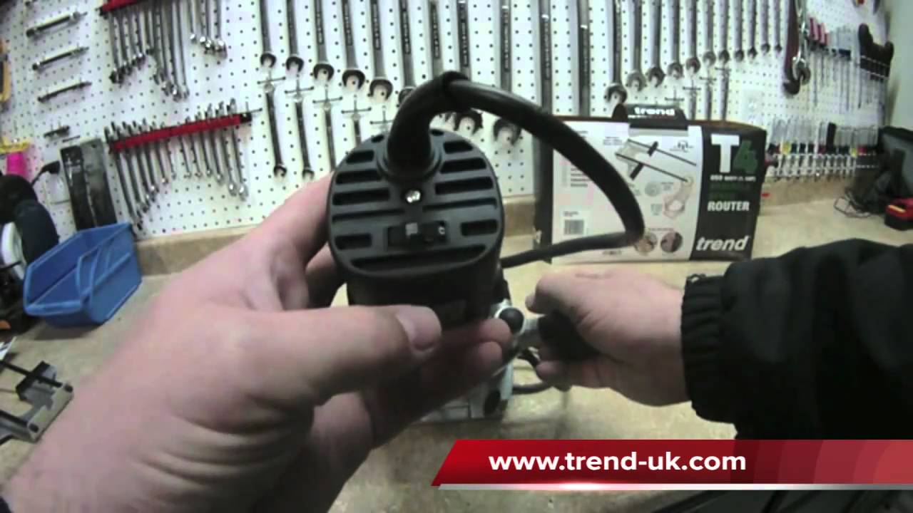 Trend T4 Variable Speed plunge Router - Review - YouTube