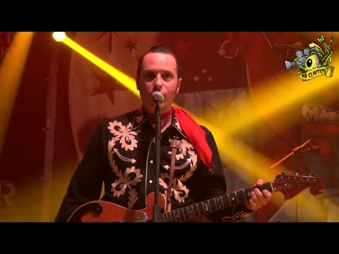 ▲Stu Arkoff - Zombie Ghost Train set at the Psychobilly Meeting 2016