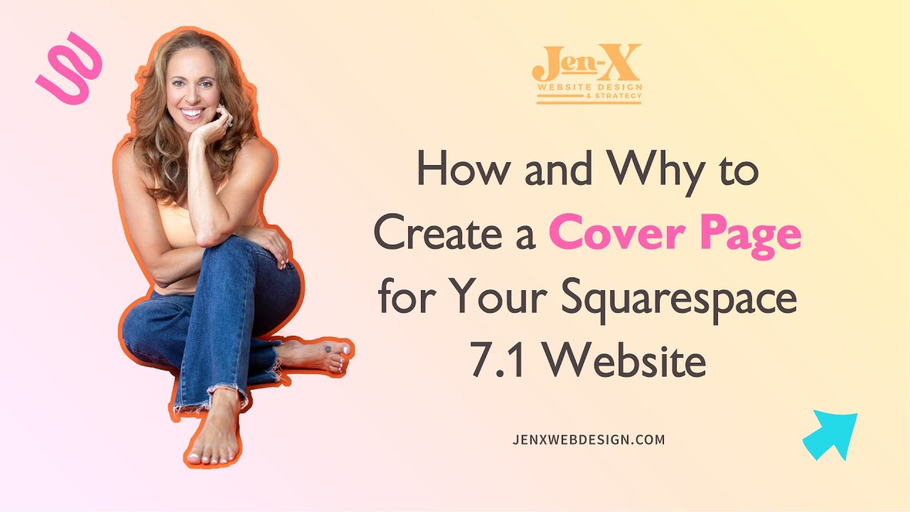 How To Create A Cover Page For Your Squarespace 7.1 Website - YouTube