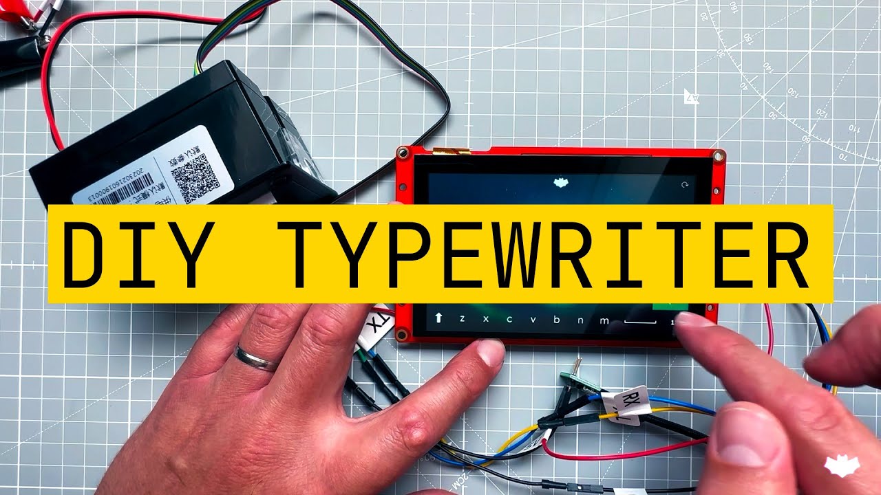 DIY Typewriter - YouTube