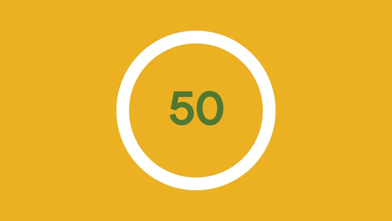 50 seconds timer - Temporizador 50 segundos- Cronómetro 50 segundos ...