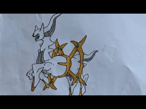 Drawing Arceus (Pokemon) - YouTube