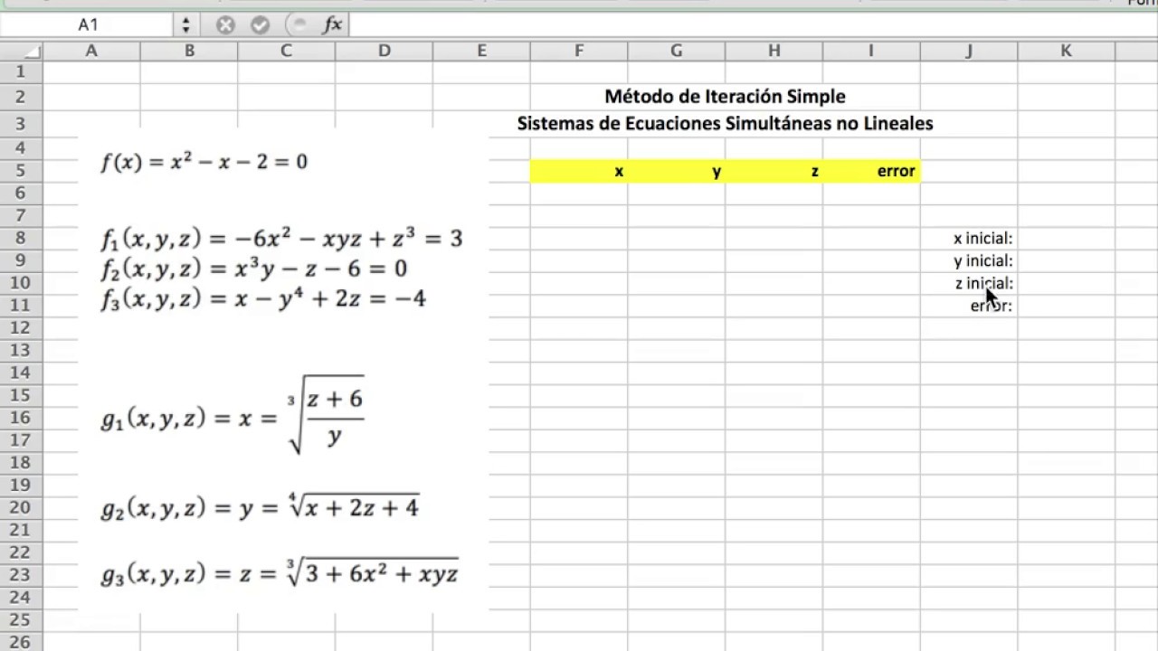 Iteración Simple - YouTube