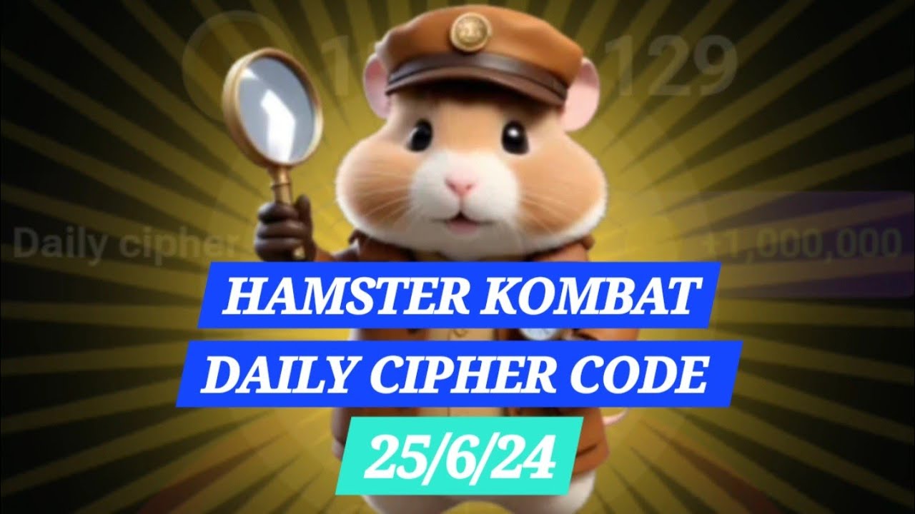 hamster kombat daily cipher code today cipher code #hamsterkombat - YouTube