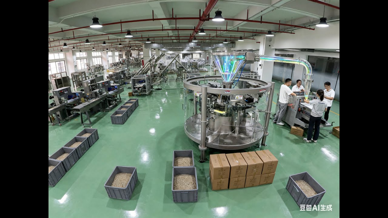 Large scale packaging machine manufacturer in Foshan, China - YouTube