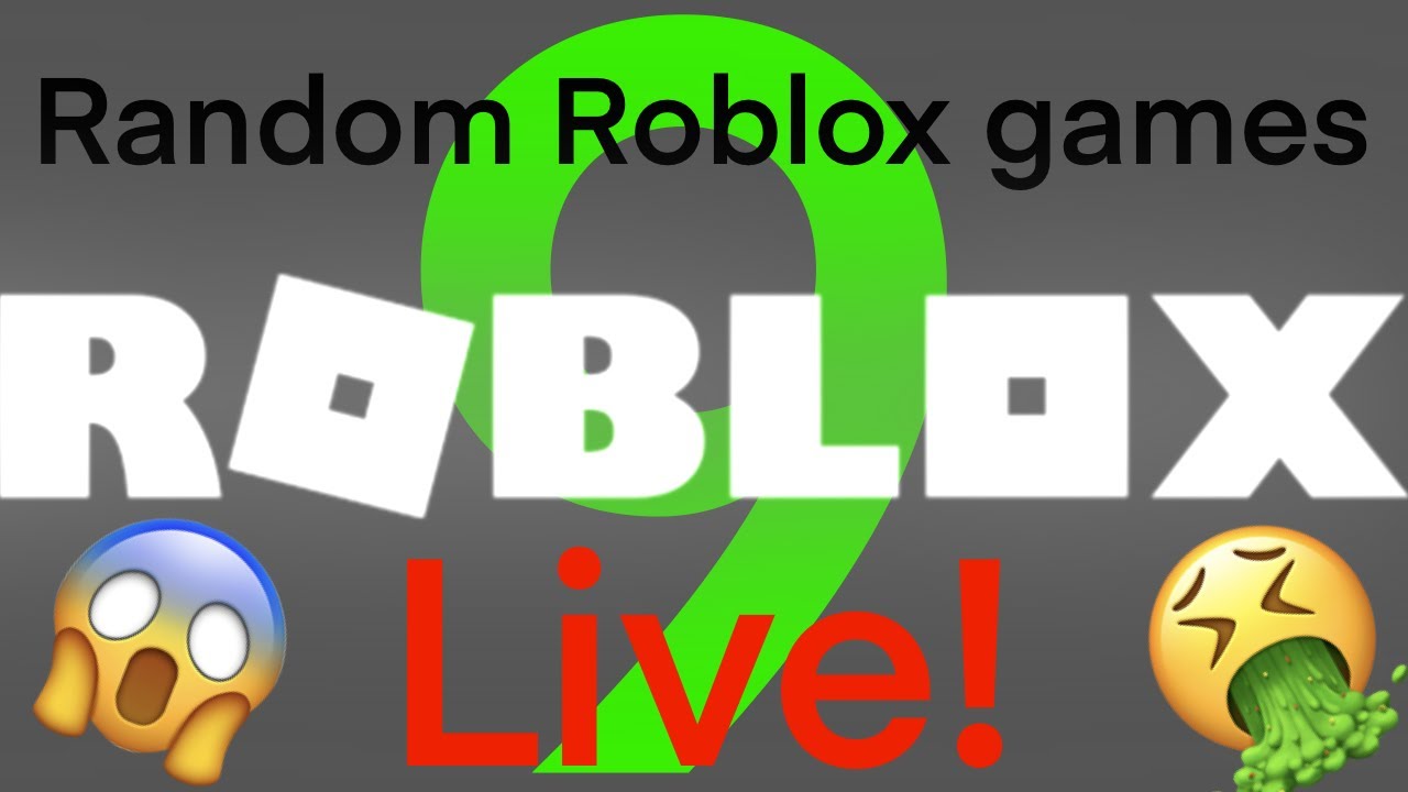 Roblox RANDOM GAMES live! - YouTube