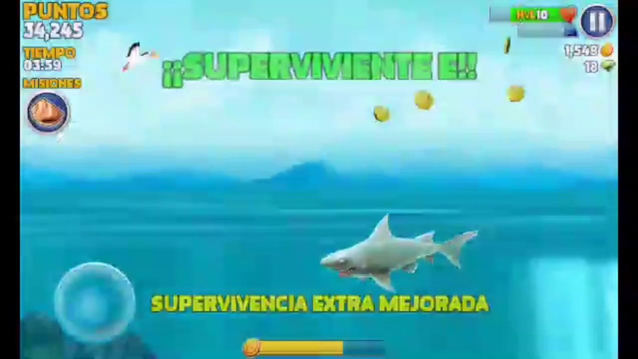 Jugando Shark evolution - YouTube