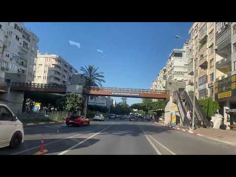Şehirde dolaşın. Antalya Arapsuyu, Meltem, Varlık, Kızılsaray Mh otobüs penceresinden #videocities 