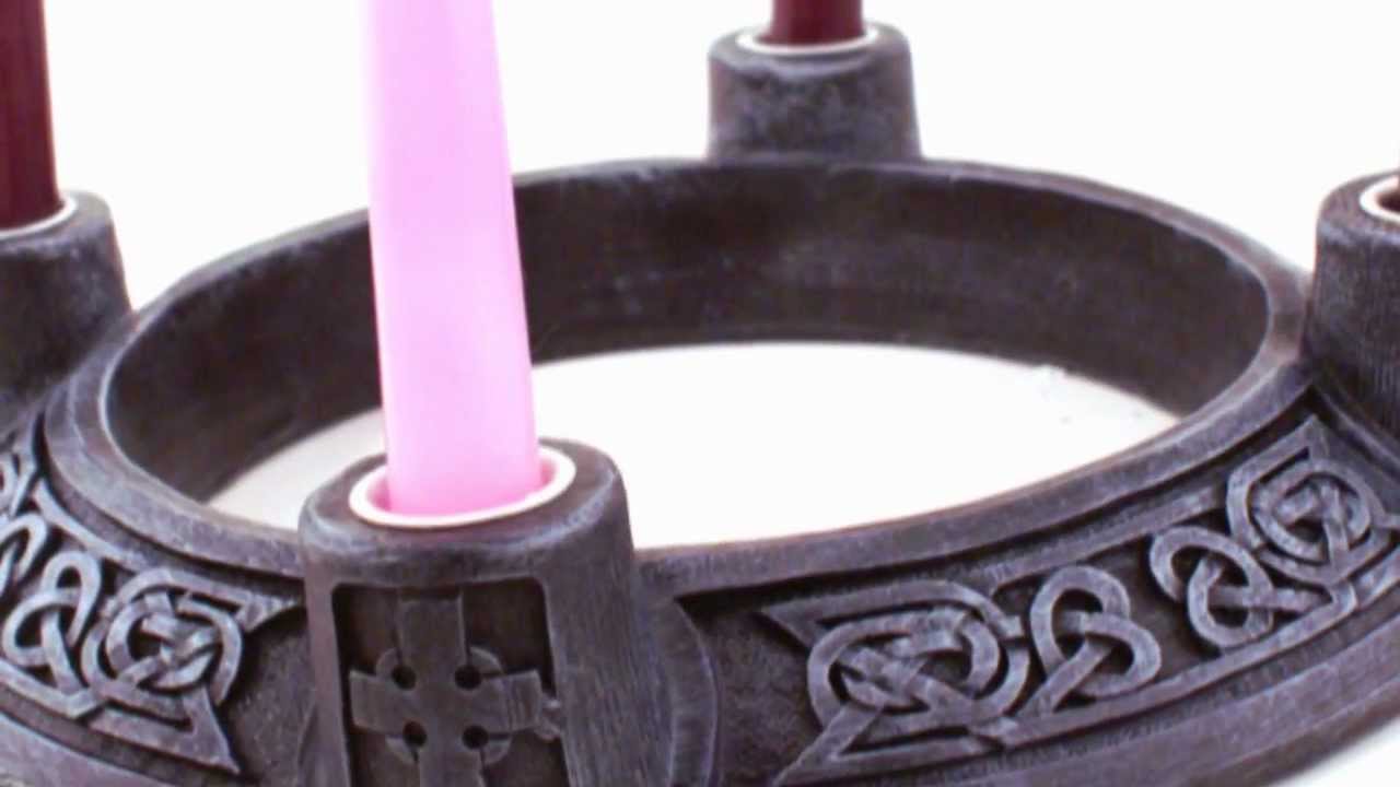 Celtic Advent Wreath - YouTube
