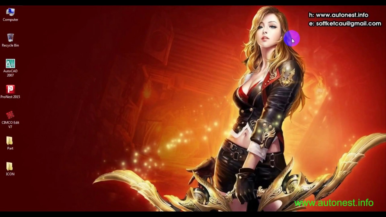 Pronest 2015 with DXF import - YouTube