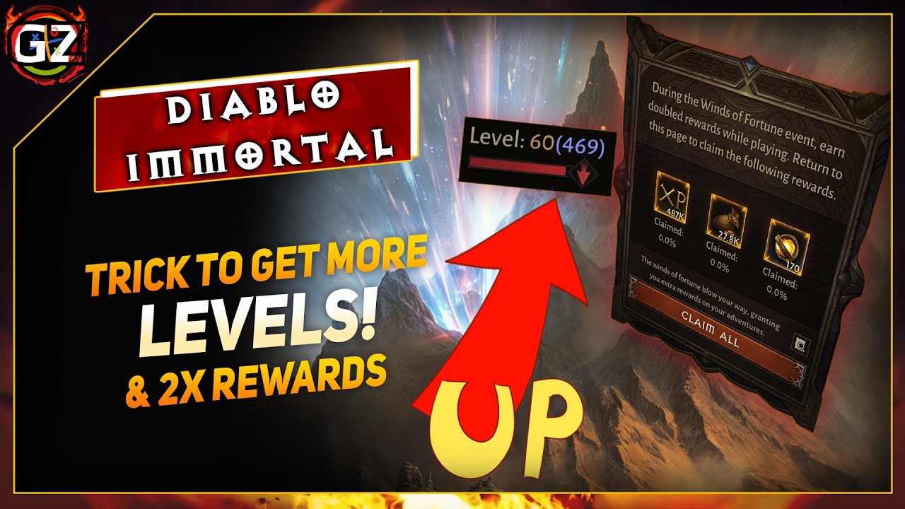 Trick To Get More Levels & 2x Rewards - Live NOW | Diablo Immortal ...