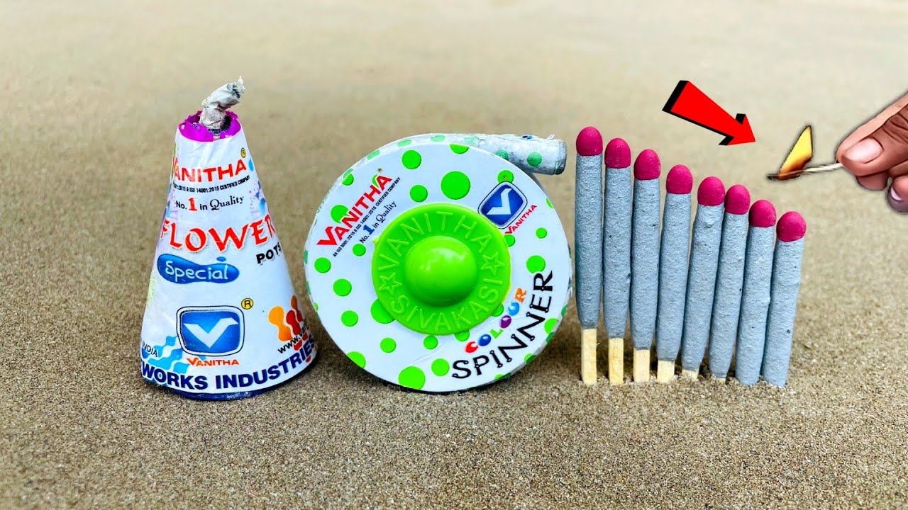 Diwali Anar Vs Ground Chakkar Vs Matchstick Chain Reaction Domino ...