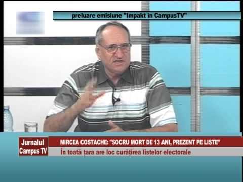 MIRCEA COSTACHE SOCRU MORT PE LISTE DE VOTARE - YouTube