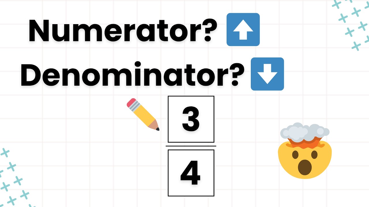 Numerator and Denominator Explained (What They Actually Mean) - YouTube