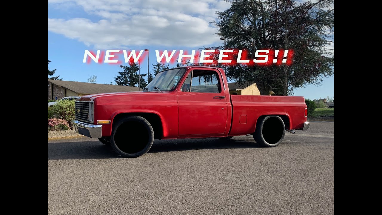 New Wheel Reveal on the Square Body C10!! - YouTube