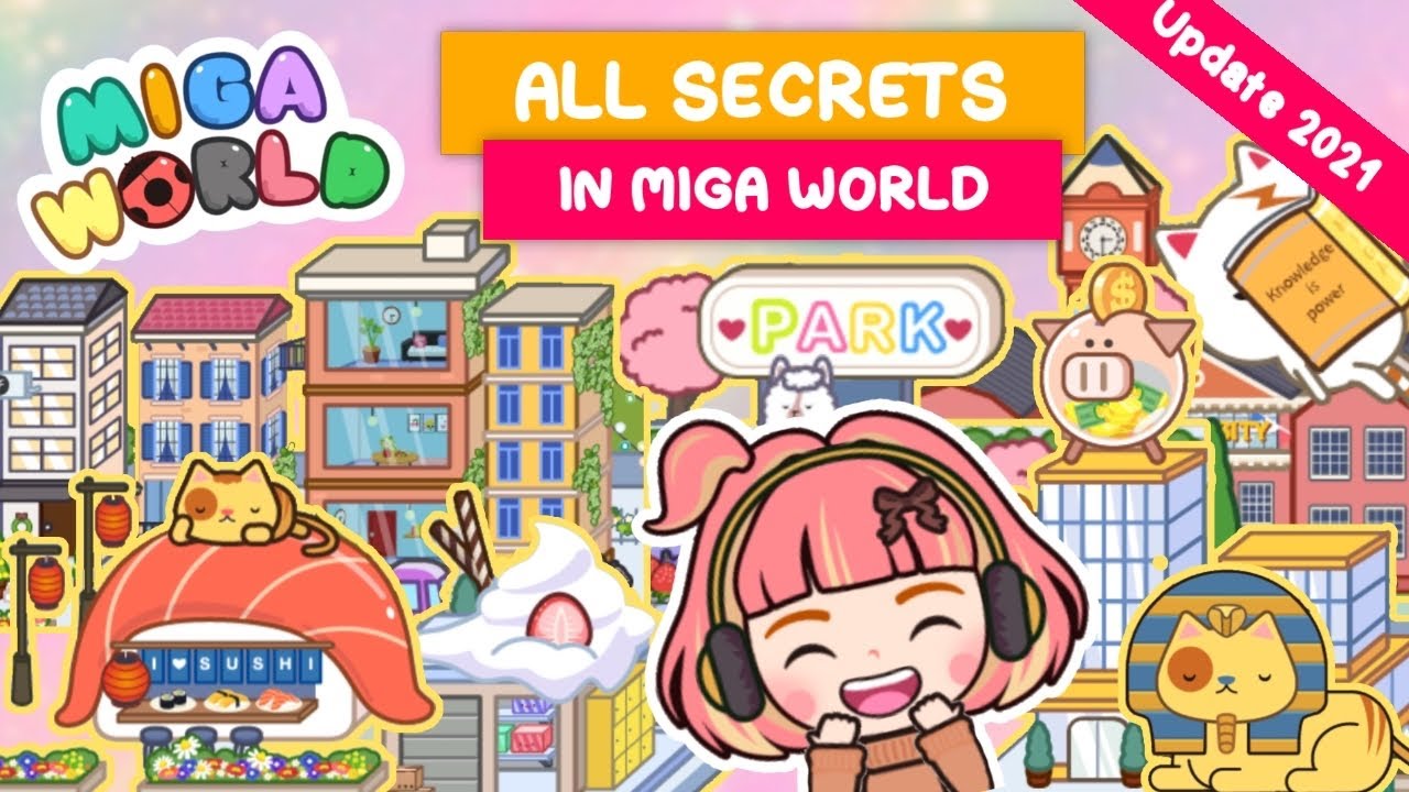ALL SECRETS IN MIGA WORLD 👀😱💕 | Miga World 🌏 | ความลับทั้งหมดในมิก้า ...
