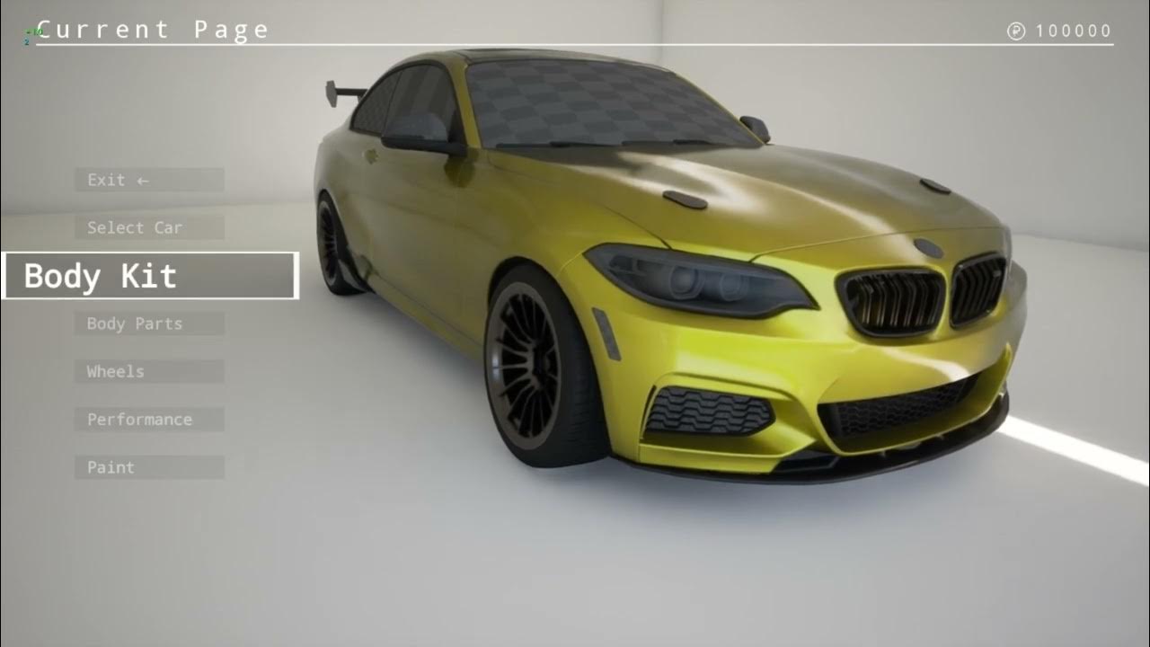 Car Customization - Unreal Engine 5 Racing Game | Concept Gameplay - YouTube