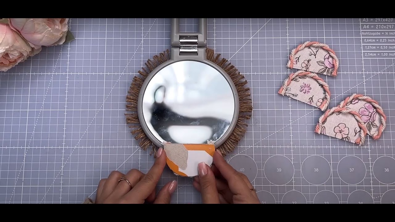 TURN A SIMPLE MIRROR INTO A STUNNING DECOR PIECE! YOU’LL LOVE IT! - YouTube