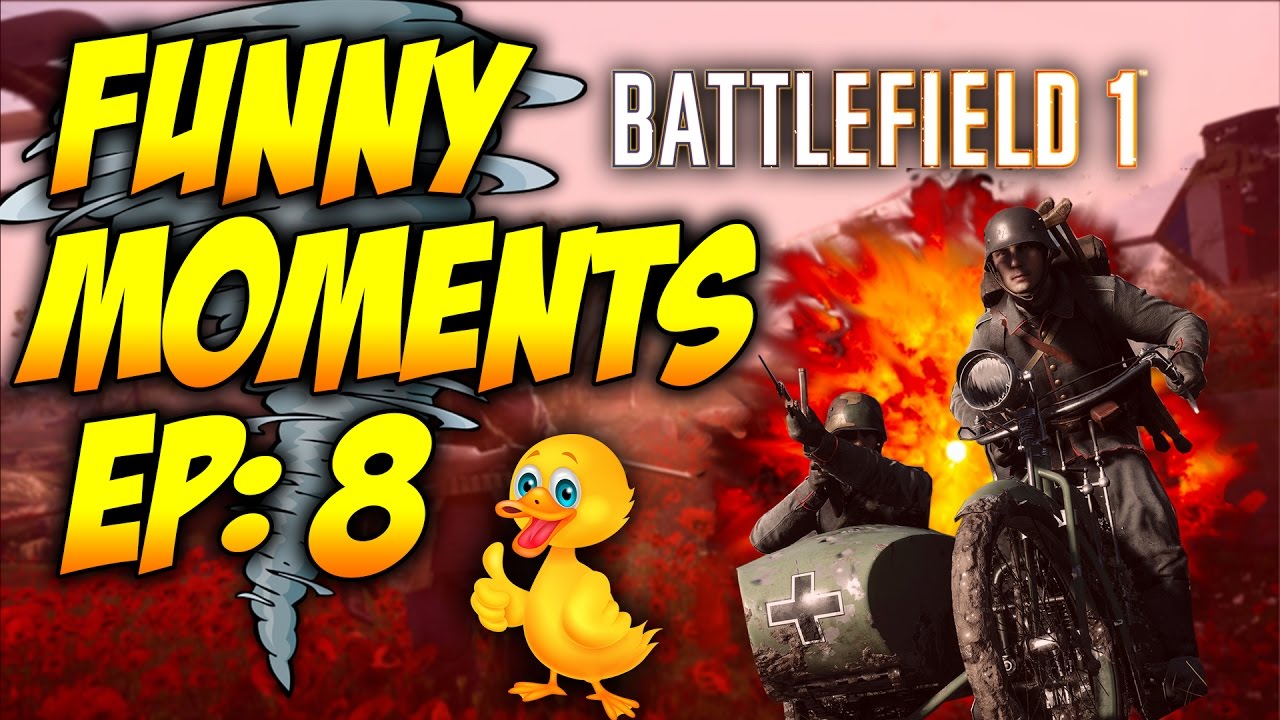 Motorcycles Blowing Up Tanks! BF1 Funny & Epic Moments EP 8 "Tank ...