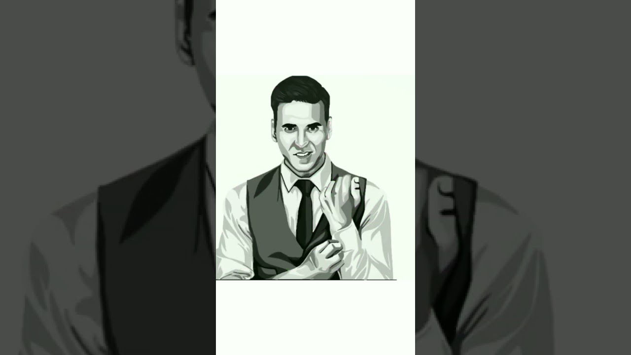 Akshay Kumar ♥️ Vector illustration - YouTube