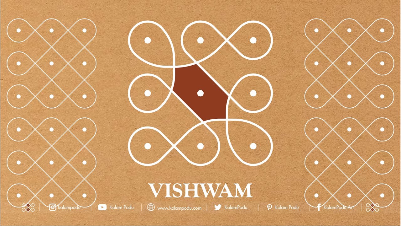 VISHWAM || BEEJA KOLAMS || BEGINNERS - YouTube