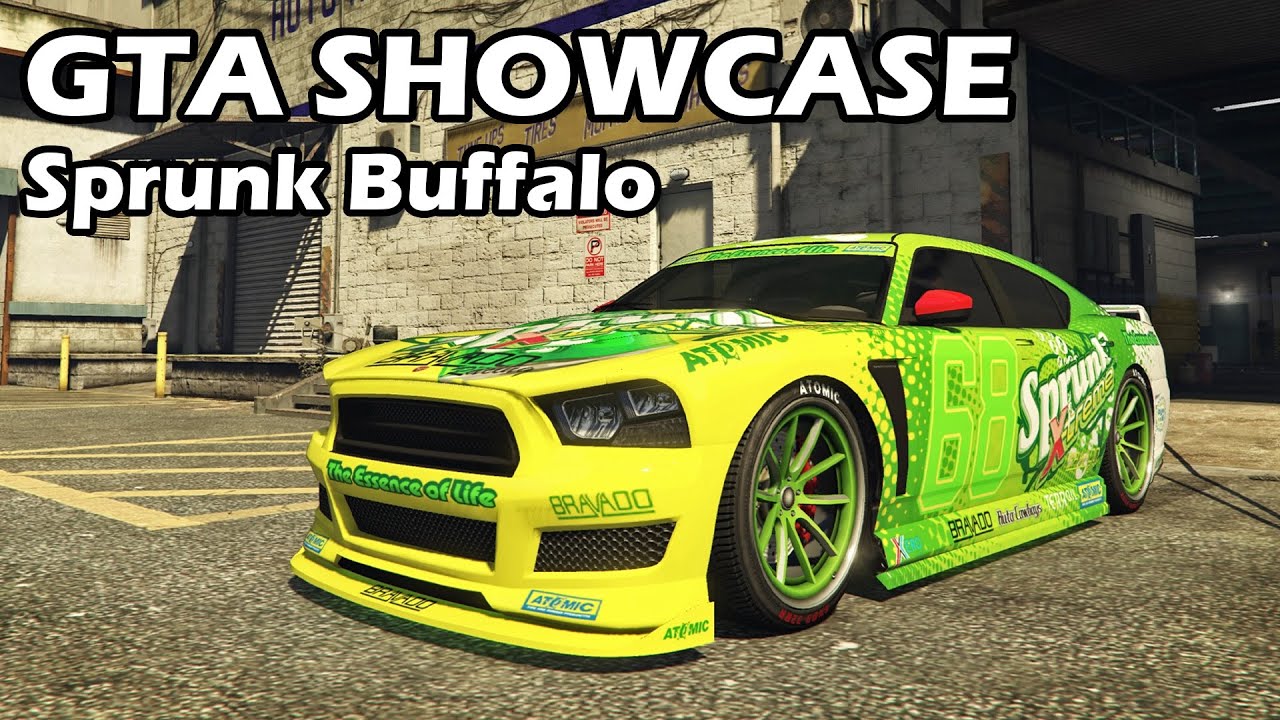 GTA 5 Sprunk Buffalo Showcase - Bravado Sports Class Car Overview ...