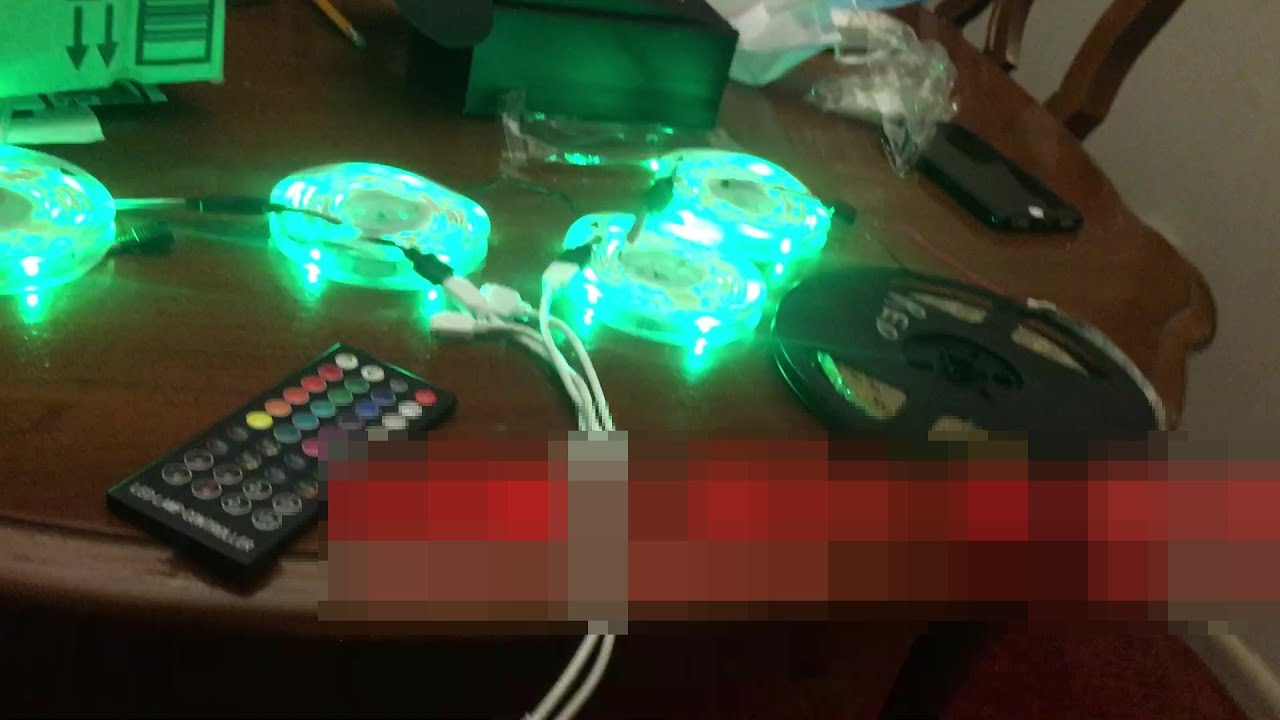 Tenmiro Led Lights for Bedroom 100ft $16 Music Sync Color Changing Led ...