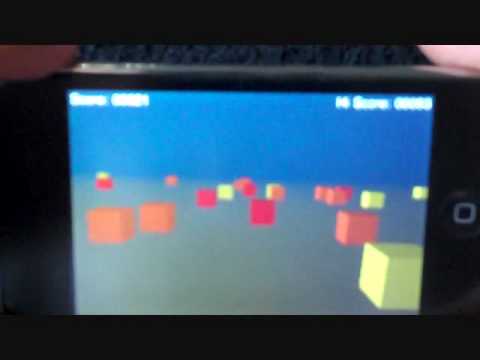 ipod touch application review - cube runner by andy qua - YouTube