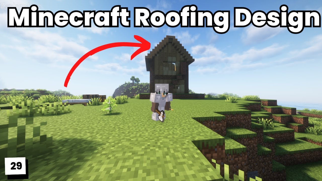Minecraft Roofing Design - Calm Minecraft 29 - YouTube