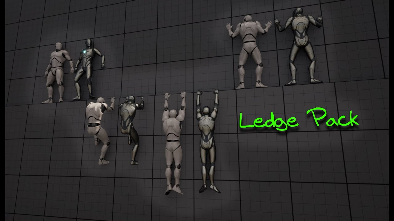 Ledge pack animations - YouTube
